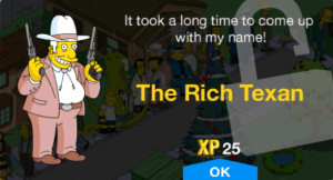 Should I Spend Donuts on The Rich Texan?The Simpsons Tapped Out ...