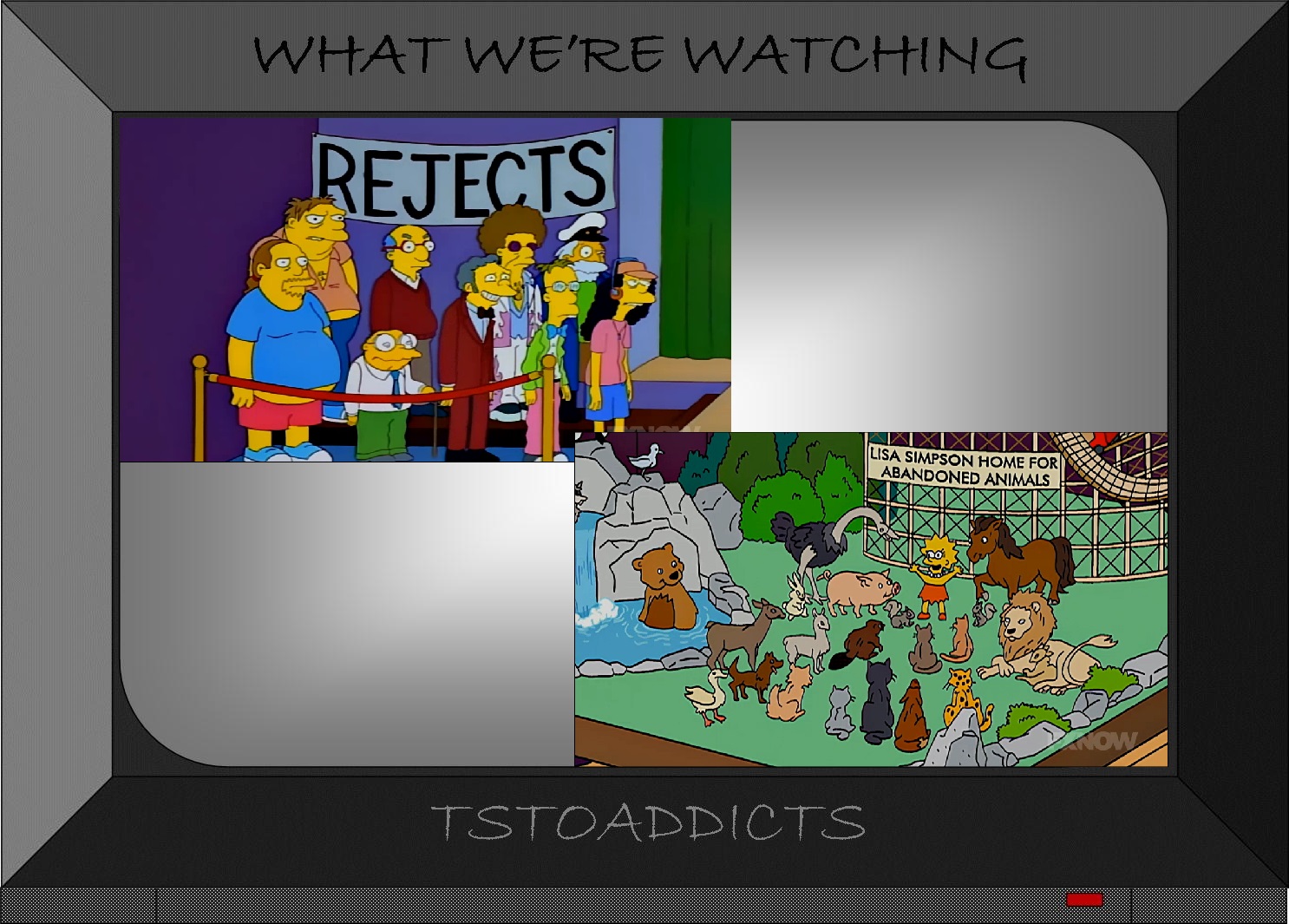 Rejects & Lisa Simpson Home for Abandoned AnimalsThe Simpsons Tapped ...