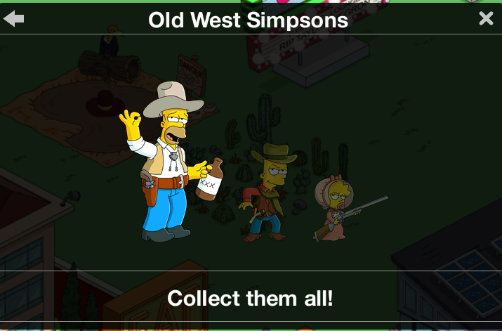 Wild West 2016 Prize Guide: Act 1, Prize 5 Cowboy HomerThe Simpsons ...