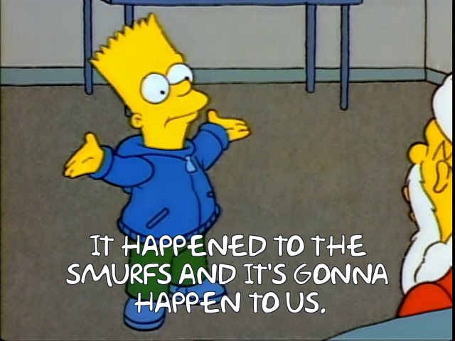 Totbox’s Throwback Thursday: S1 E1 “Simpsons Roasting on an Open Fire ...