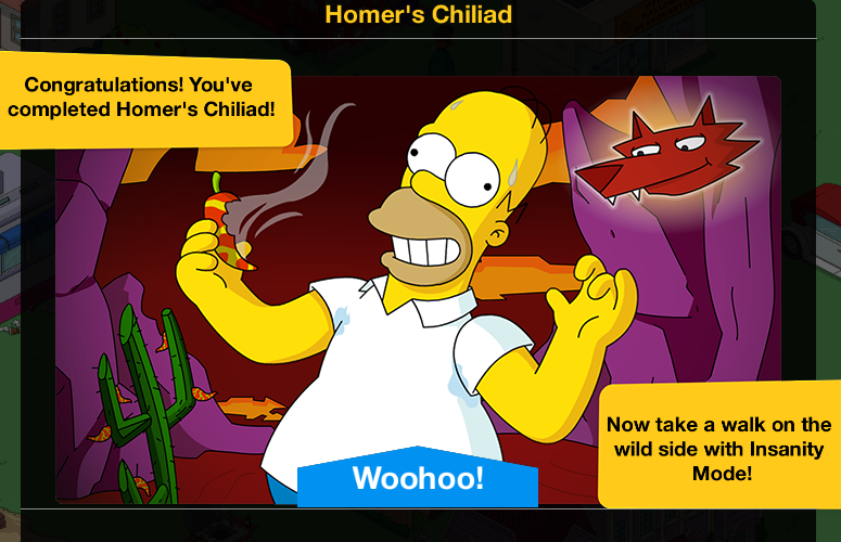 Turbo Tappin’ Chili Cook-Off: Main Questline and PrizesThe Simpsons ...