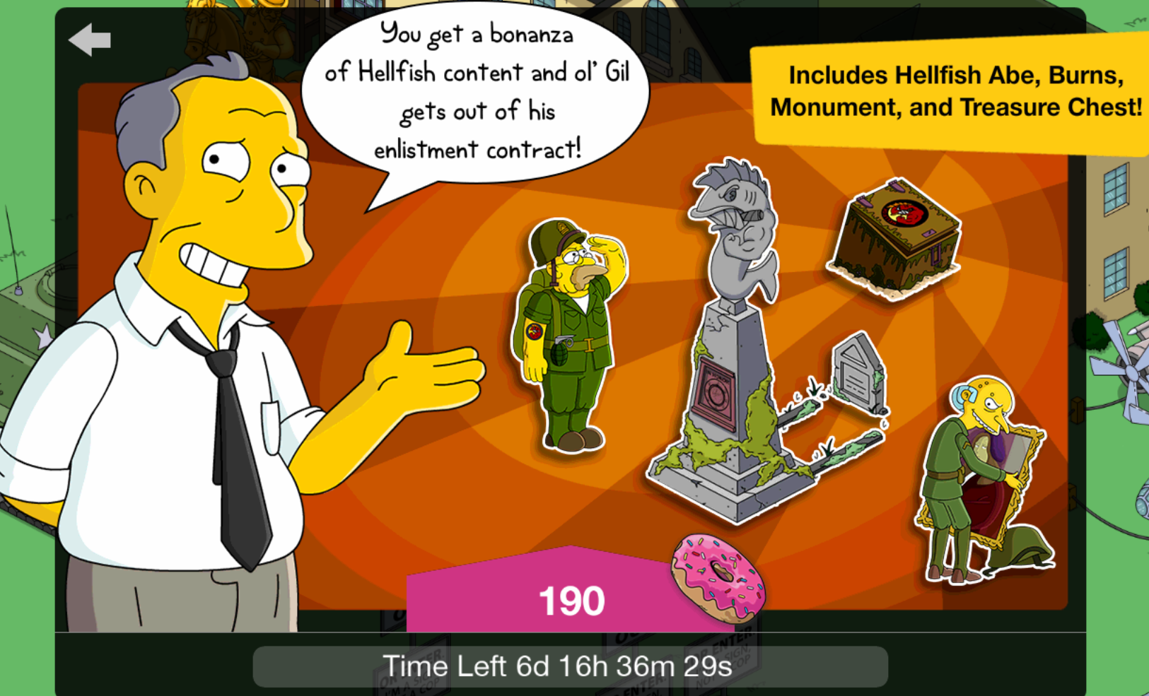 Gil’s Hellfish Deal: Details and Should You BuyThe Simpsons Tapped Out ...
