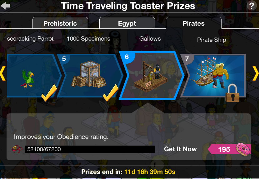 Time Travel Toaster Prize Guide: Pirate Era, Prize 6 the GallowsThe ...