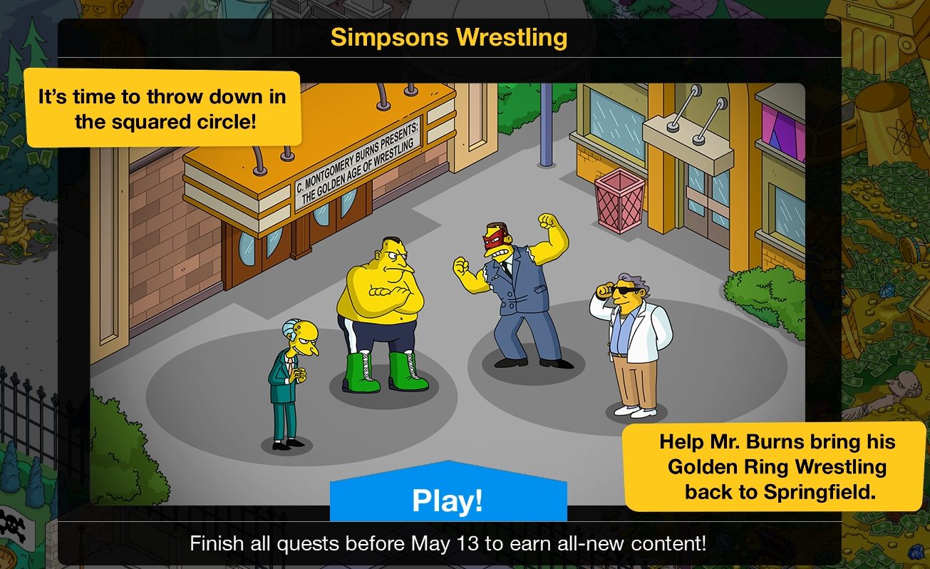 Simpsons Wrestling Week 1 Is Live! (Updated and Complete)The Simpsons ...
