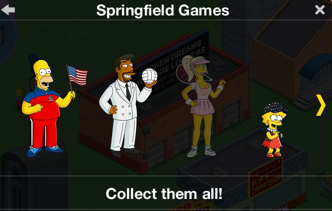 Summer Games 2020 Prize Guide: Patriotic HomerThe Simpsons Tapped Out ...