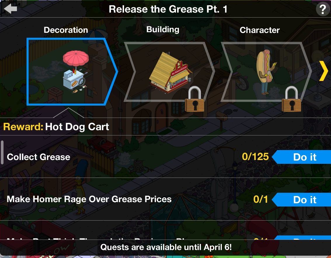 Hot Diggity D’oh! Prize Guide: Hot Dog Cart, Der Homerschnitzel, Grease ...