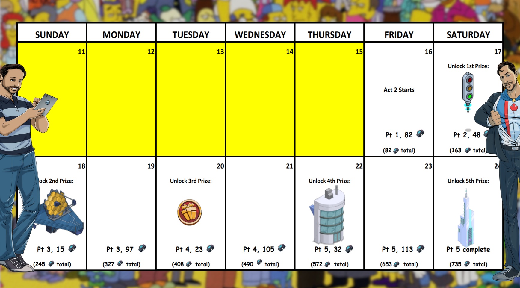 Super Safi Simpsons Event Calendar – A Bart Future, Act 2The Simpsons ...